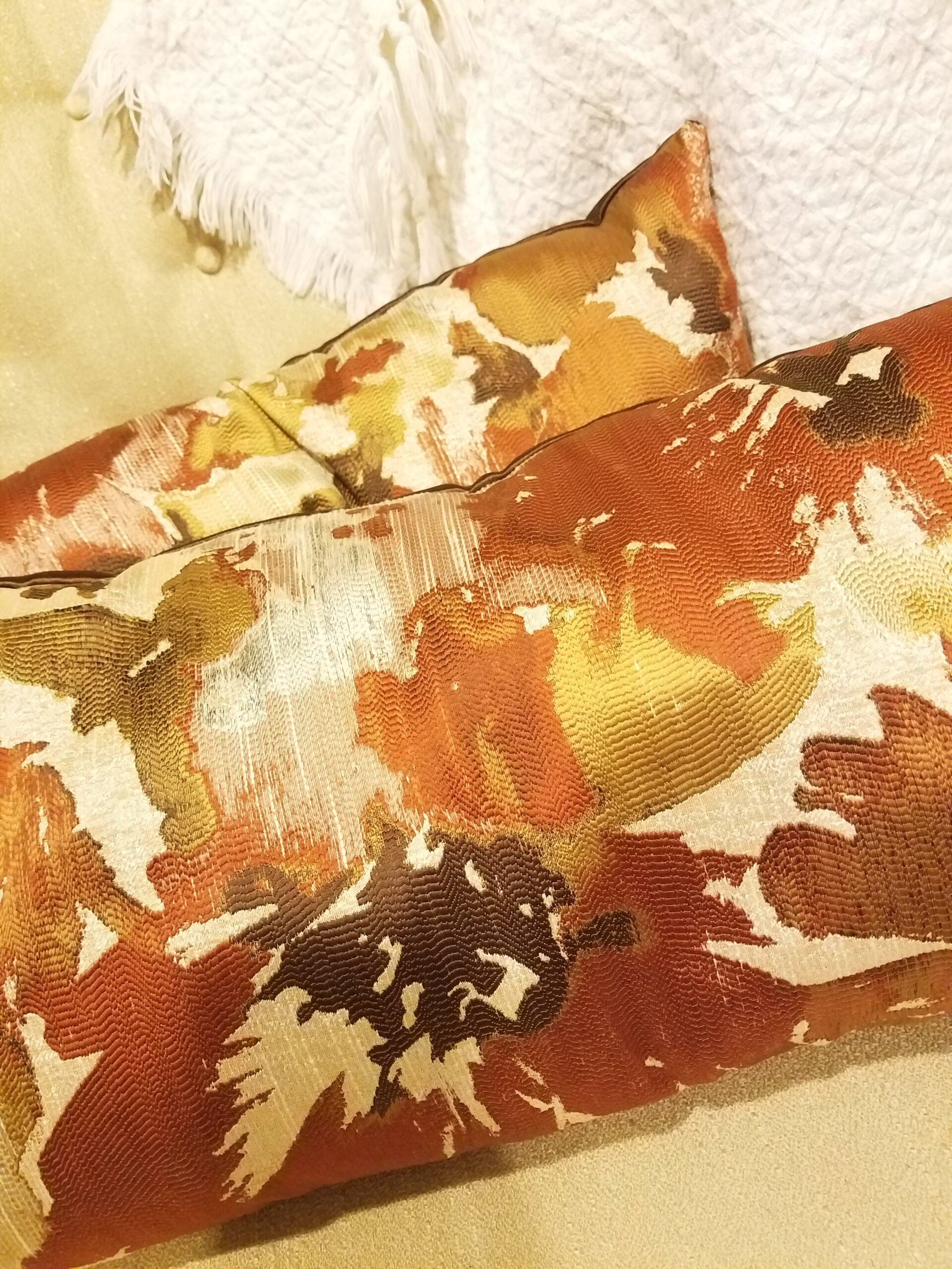 Flower Pattern Decorative Throw Pillow Set – Perfect for Cozying Up ...